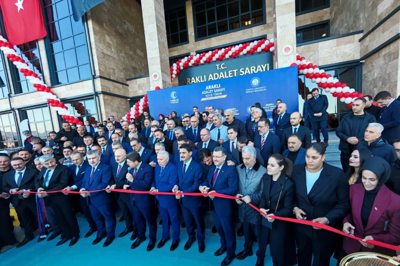 Araklı Adalet Sarayı’nın Açılışı Gerçekleştirildi